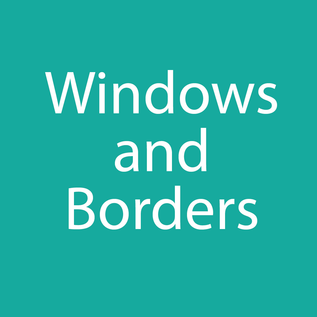 Stamps- Windows and Borders – Gina K Designs, LLC