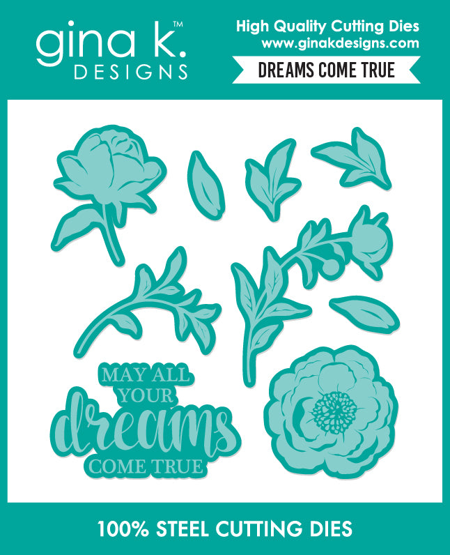 CLEARANCE - NO RETURNS DIE- Dreams Come True – Gina K Designs, LLC