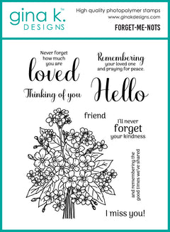 STAMPS- Forget Me Nots – Gina K Designs, LLC
