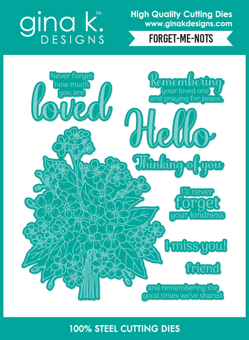DIE- Forget- Me- Nots – Gina K Designs, LLC