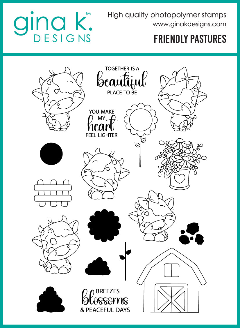 STAMPS- Friendly Pastures – Gina K Designs, LLC