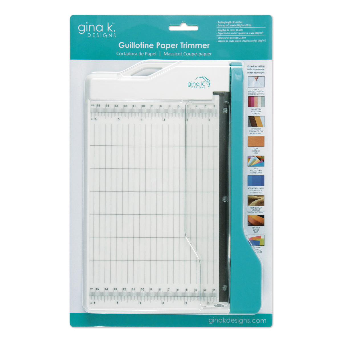 TOOL- Guillotine Paper Trimmer – Gina K Designs, LLC