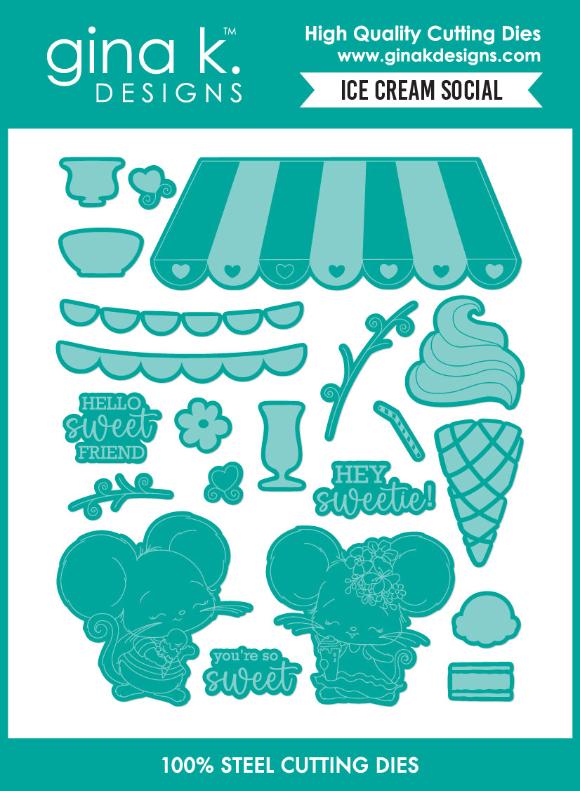 DIE- Ice Cream Social – Gina K Designs, LLC