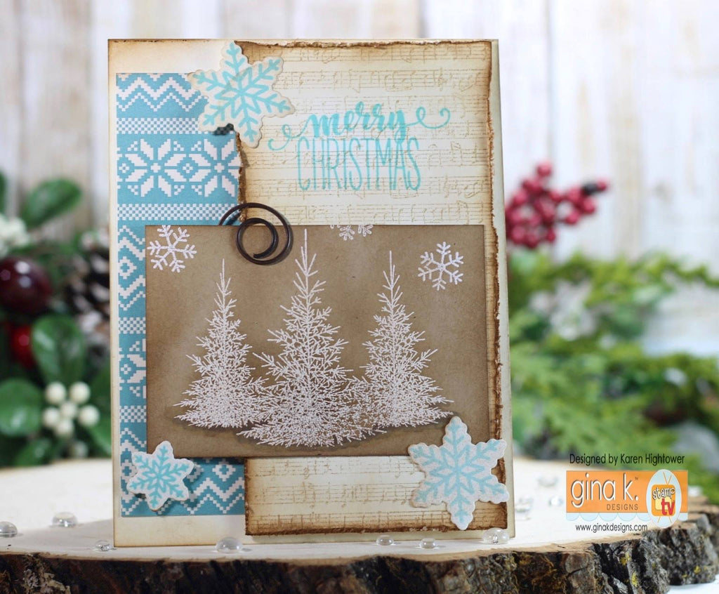 STAMPS- Music Medley Background Stamp – Gina K Designs, LLC