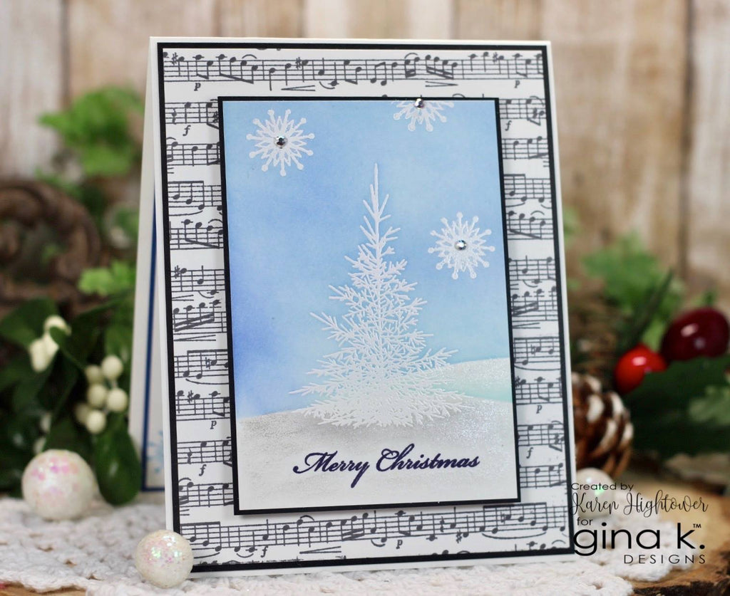 STAMPS- Music Medley Background Stamp – Gina K Designs, LLC