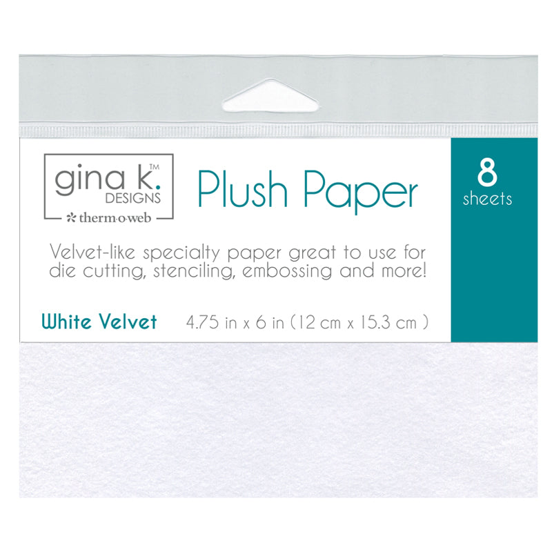 TOW- Plush Paper White Velvet – Gina K Designs, LLC