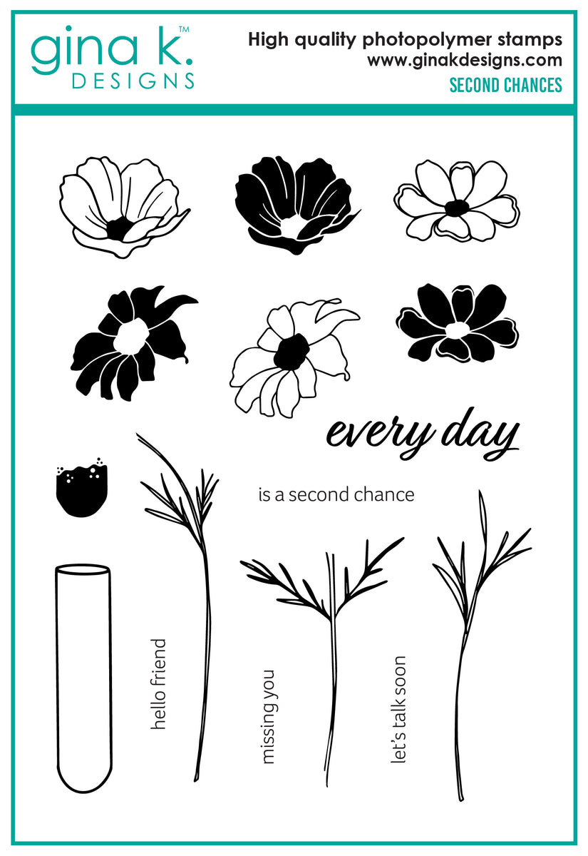 STAMPS- Second Chances – Gina K Designs, LLC