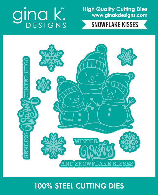 *DIE- Snowflake Kisses – Gina K Designs, LLC