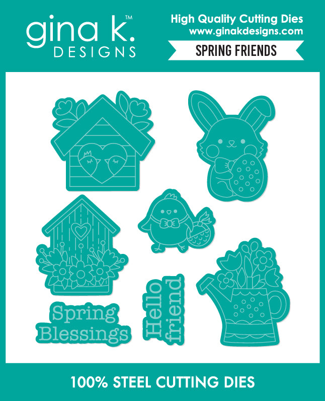 DIE- Spring Friends – Gina K Designs, LLC