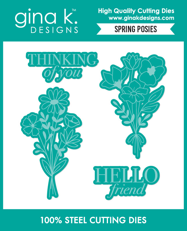 DIE- Spring Posies – Gina K Designs, LLC