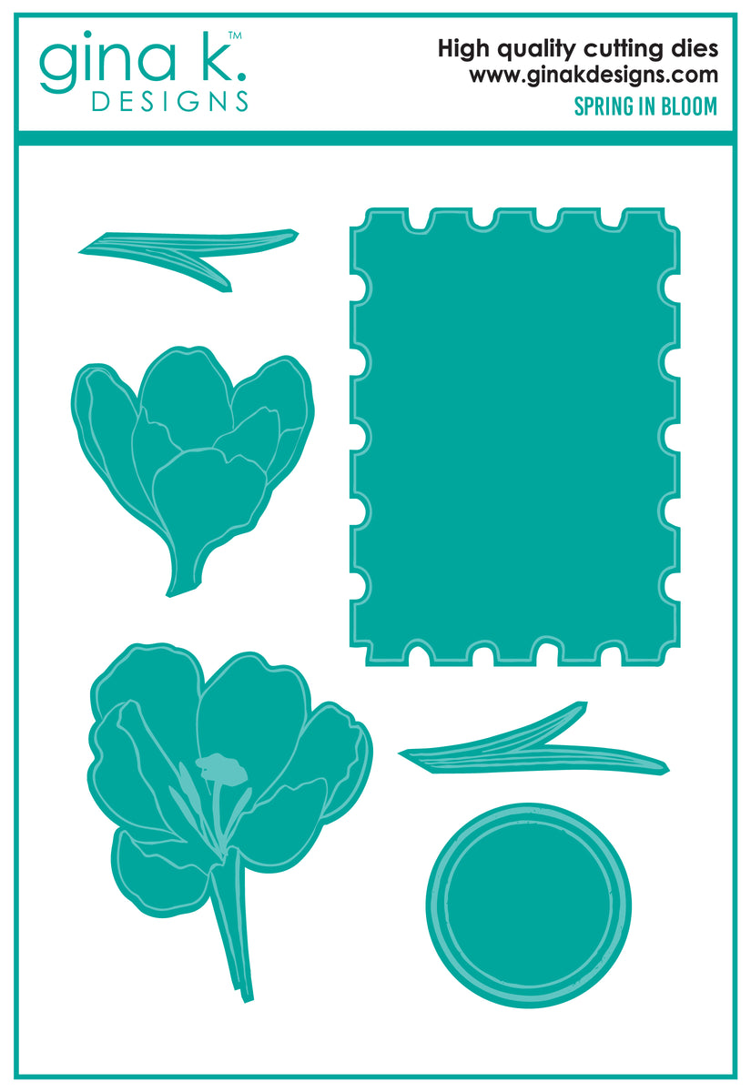 CLEARANCE - No Returns DIE- Spring in Bloom WITH MAGNET – Gina K ...