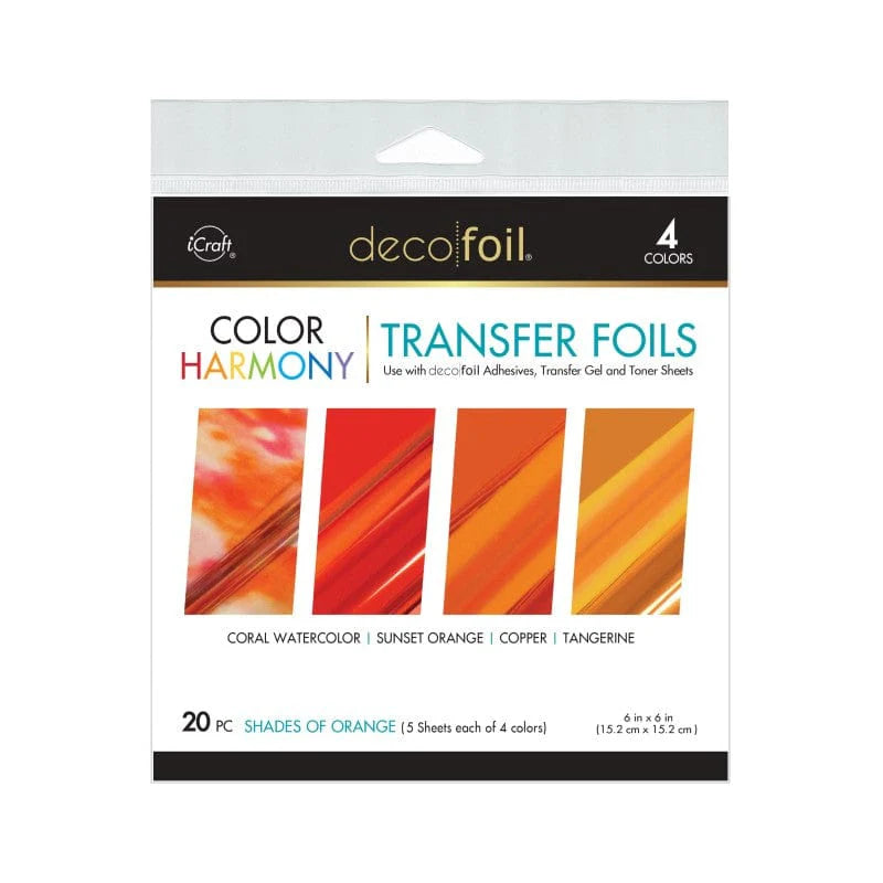 TOW- Deco Foil Color Harmony Transfer Foil Shades of Orange – Gina K ...