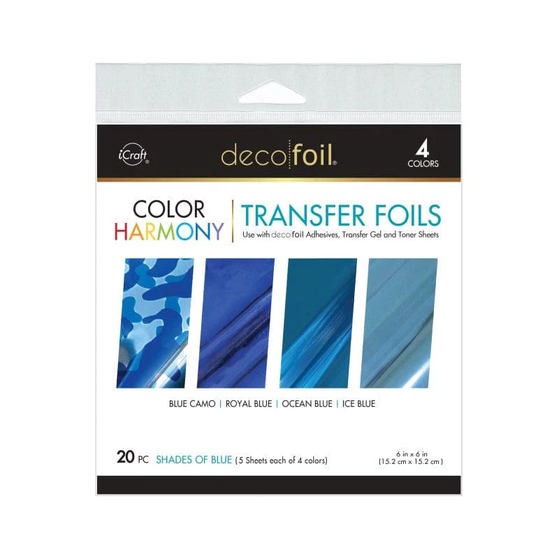 TOW- Deco Foil Color Harmony Transfer Foil Shades of Blue – Gina K ...