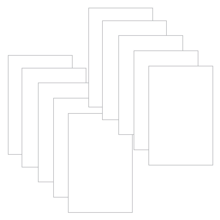 CARD STOCK PANELS- Heavy Weight White Short Cut 8.5x5.5" – Gina K ...