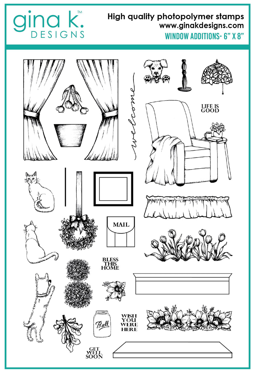 STAMPS- Window Additions – Gina K Designs, LLC