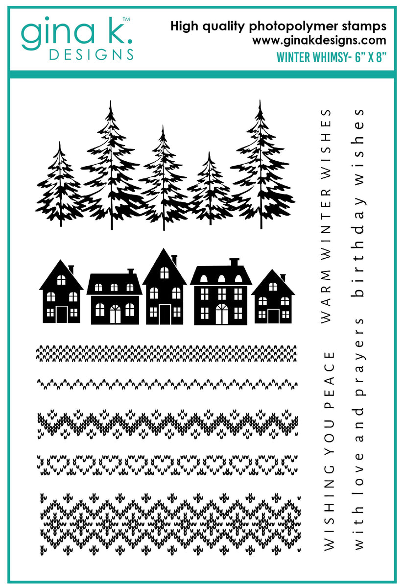 STAMPS- Winter Whimsy – Gina K Designs, LLC